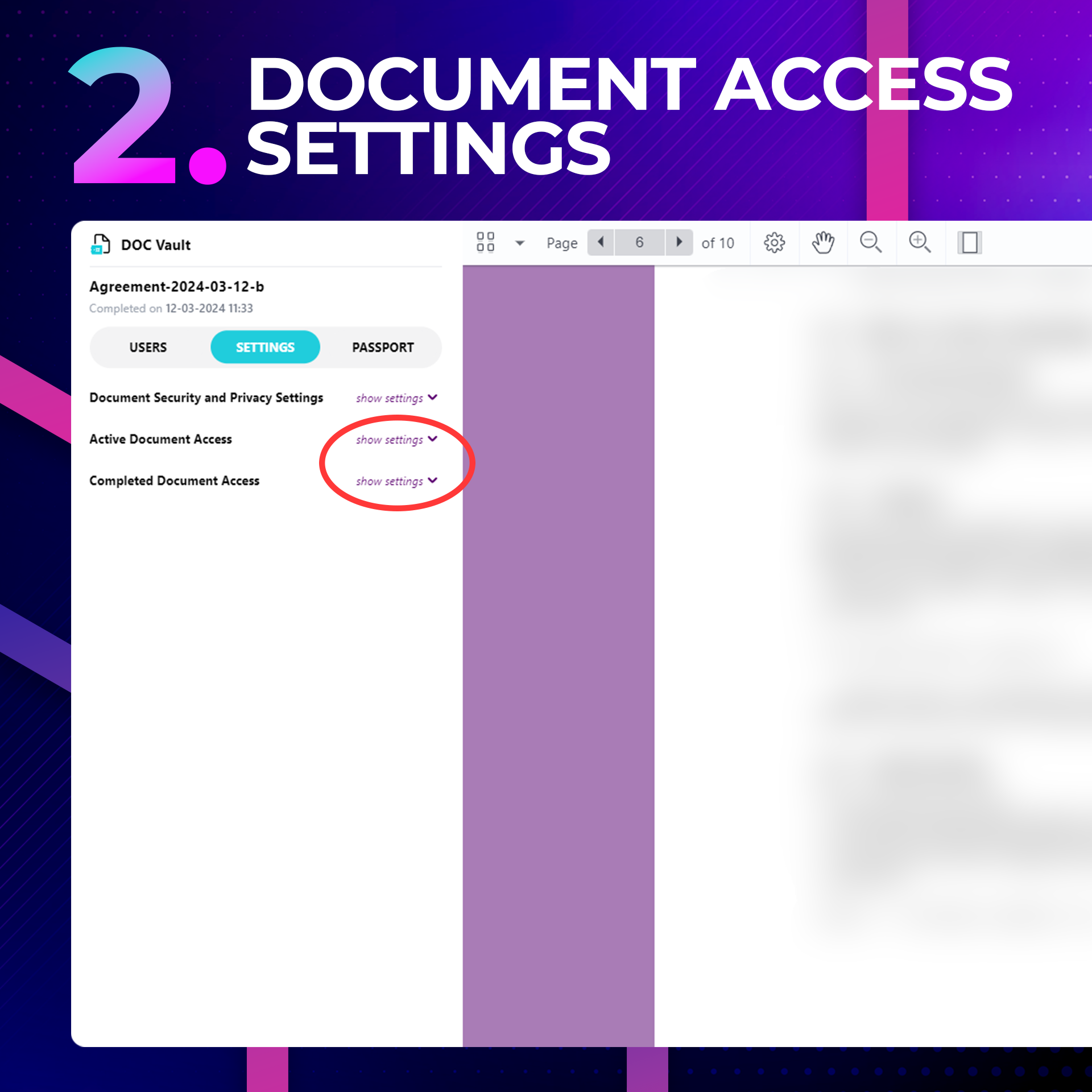 UPDATE: Document Access Permissions
